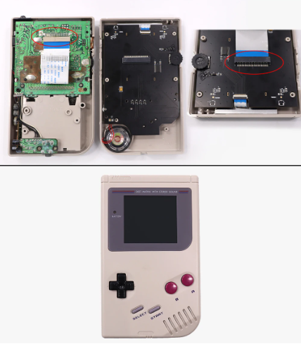 Game Boy DMG IPS LCD V5 with OSD | Backlight & Front PCB | Hand Held Legend