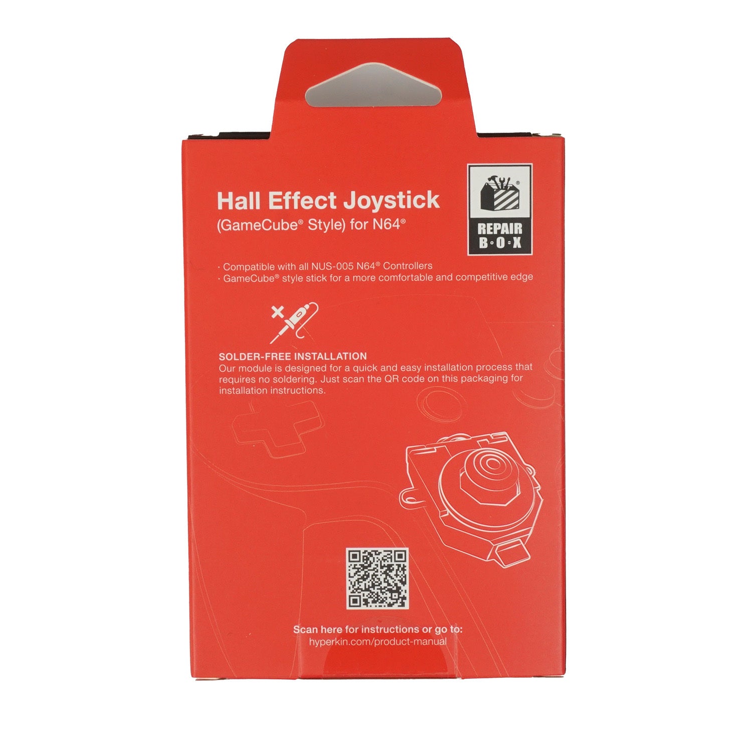 N64 Hall Effect GameCube Style Joystick Replacement - Hyperkin – Hand ...