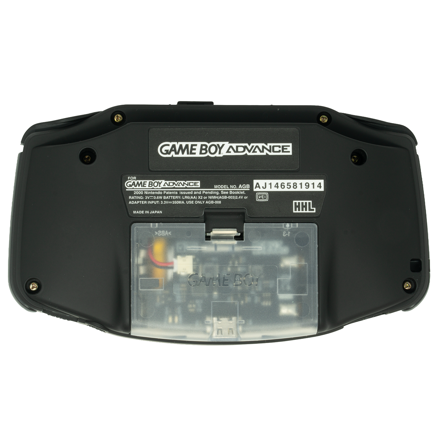 Game Boy Advance Ultimate Console - Black Out | Fully Modded GBA | Hand ...