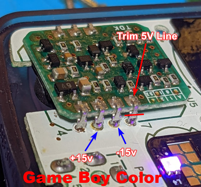 Game Boy Color Regulator (5V) for IPS Display Mods - Robot Retro – Hand ...