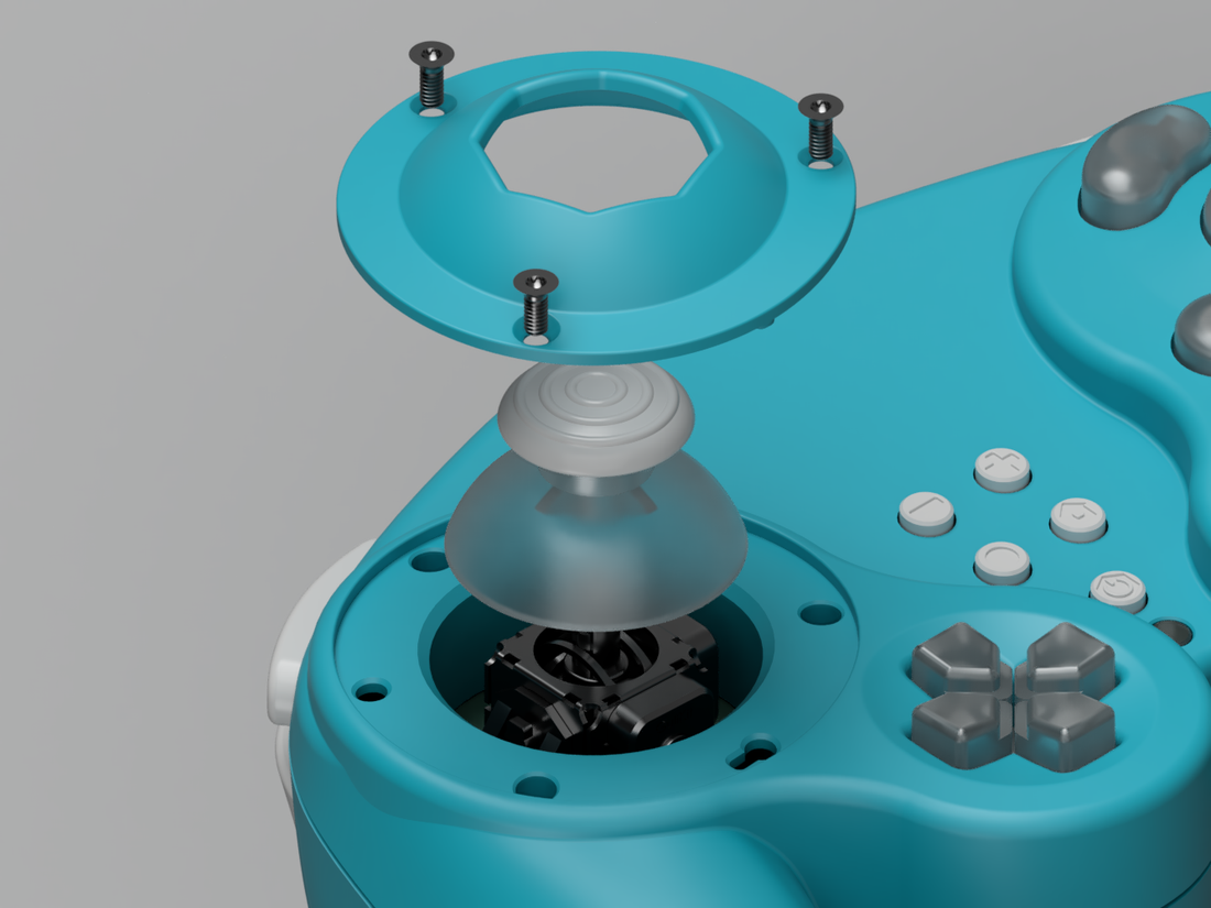 GC Ultimate Controller Kit - Modern GameCube Style DIY - Hand Held Legend