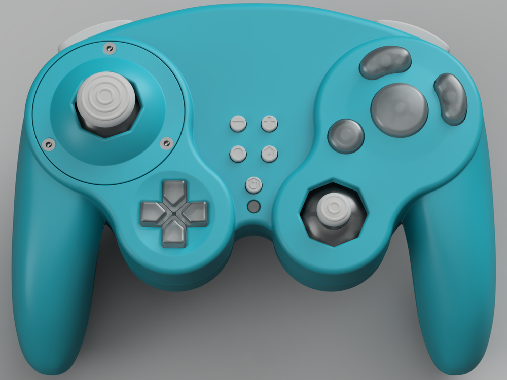 GC Ultimate Controller Kit - Modern GameCube Style DIY - Hand Held Legend