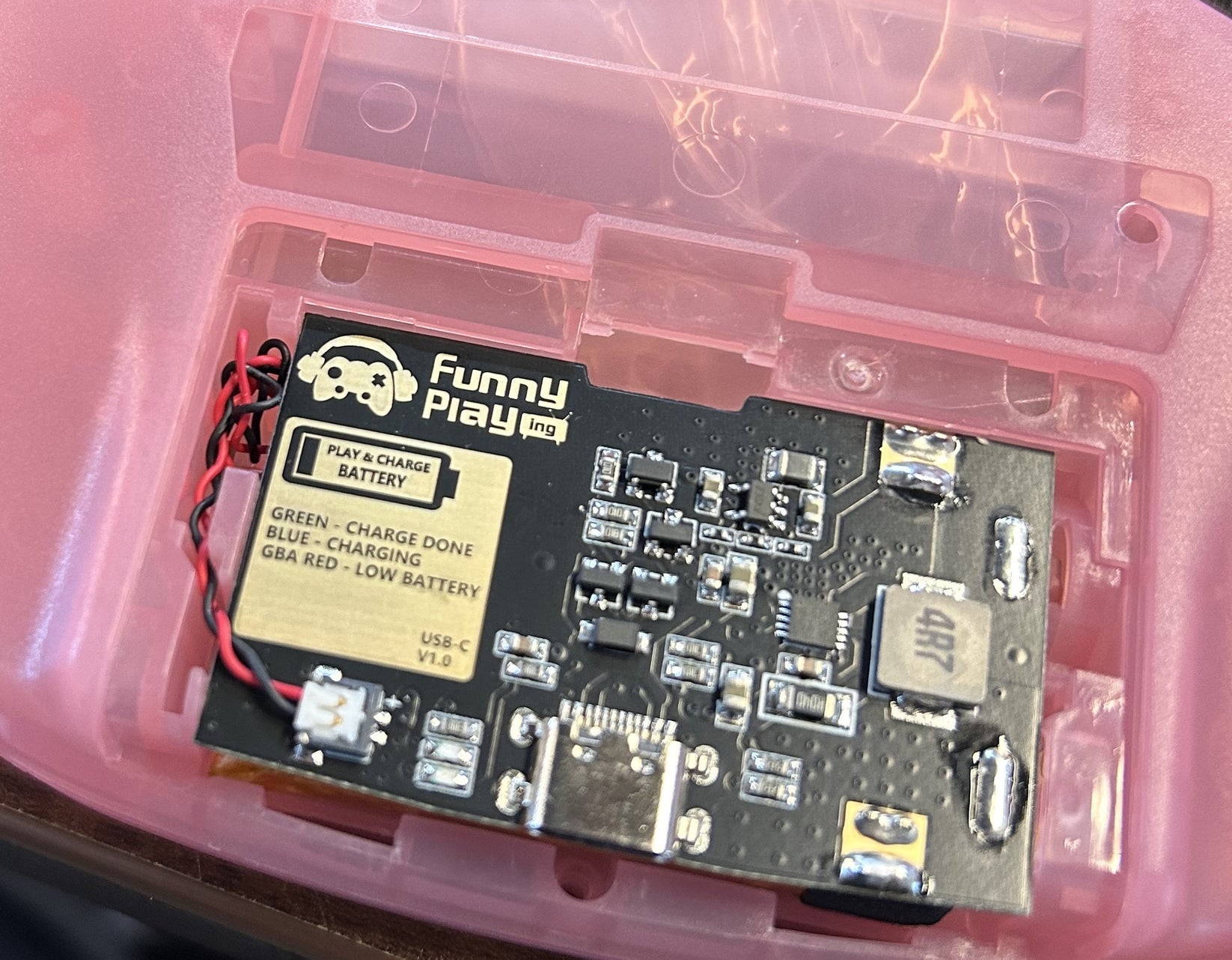 Rechargeable Battery Mod for Game Boy Advance - Funnyplaying – Hand ...