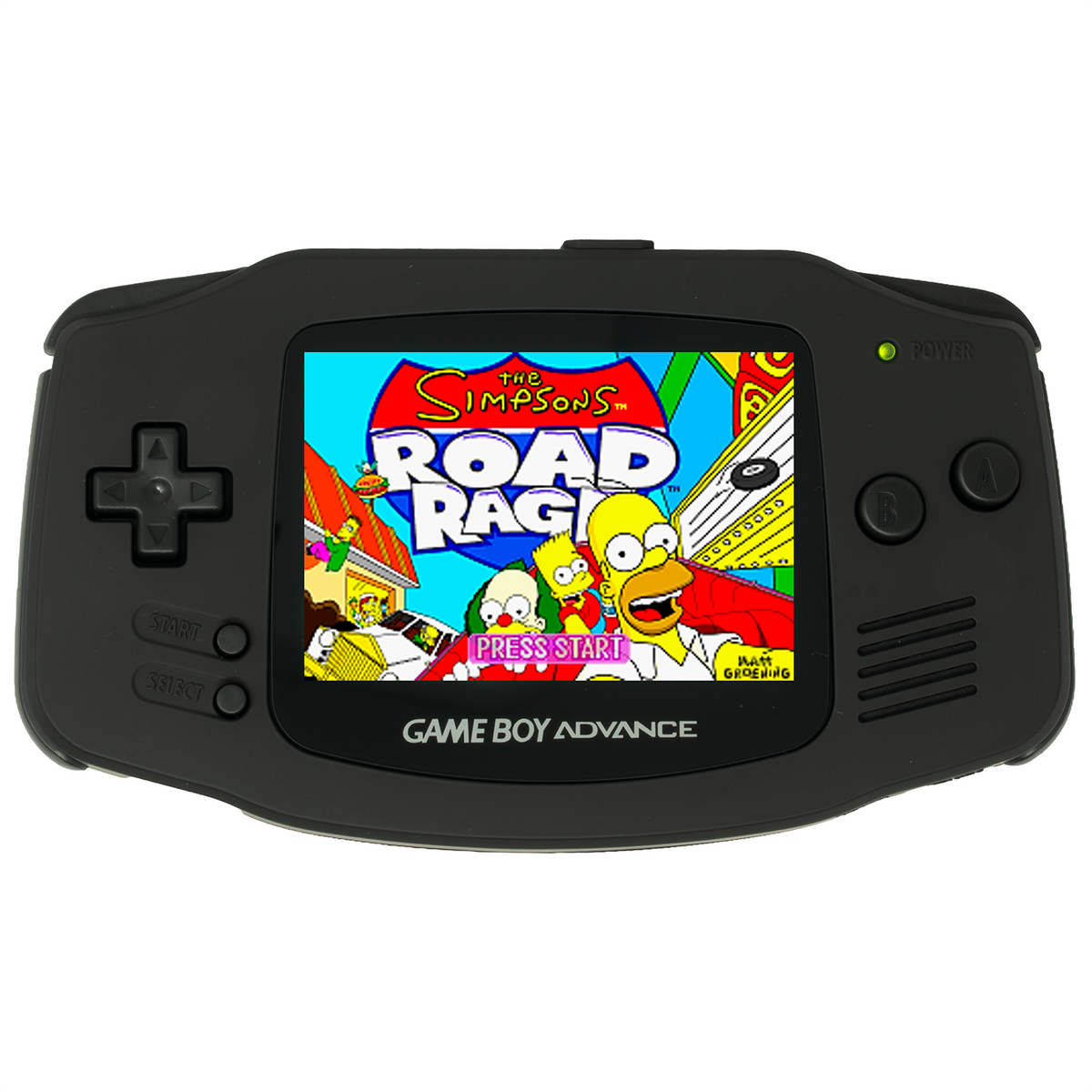 Game Boy Advance Ultimate Console - Black Out | Fully Modded GBA | Hand ...