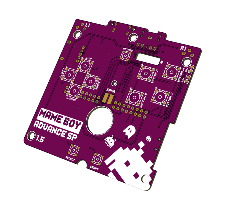 Zega Mame Boy Advance SP Kit - Raspberry Pi Kit - Zarcade Limited