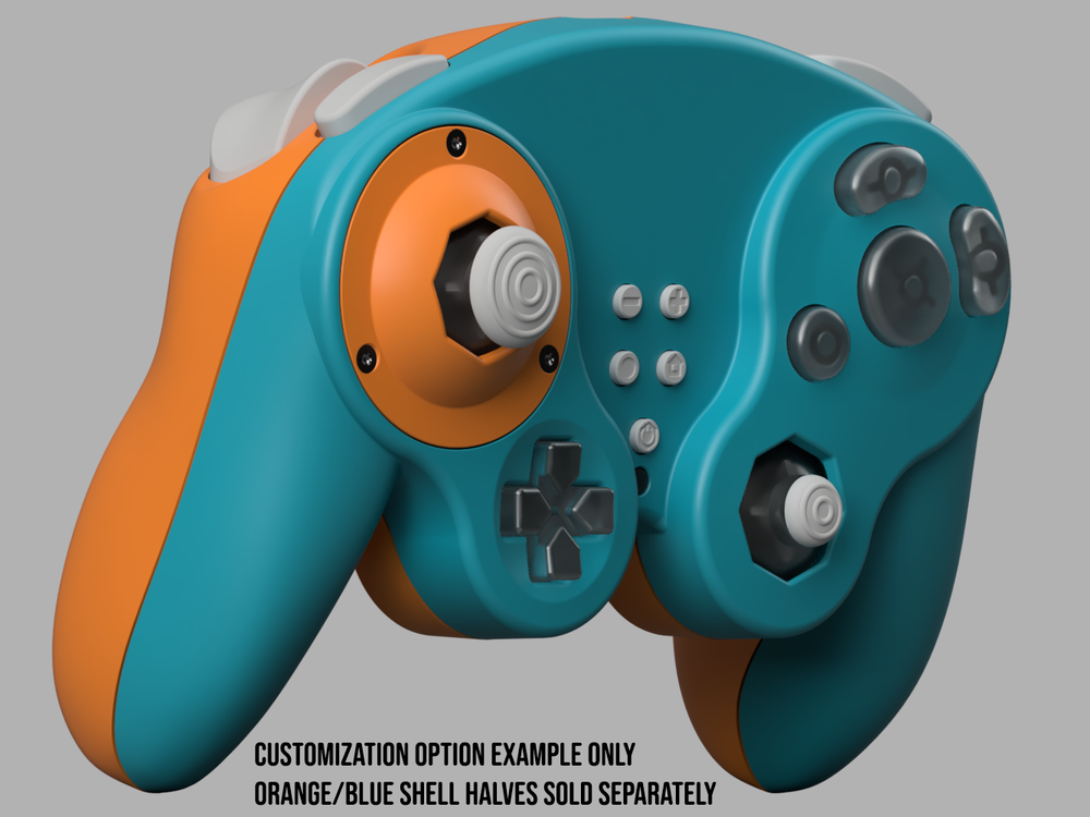 GC Ultimate Controller Kit - Modern GameCube Style DIY - Hand Held Legend