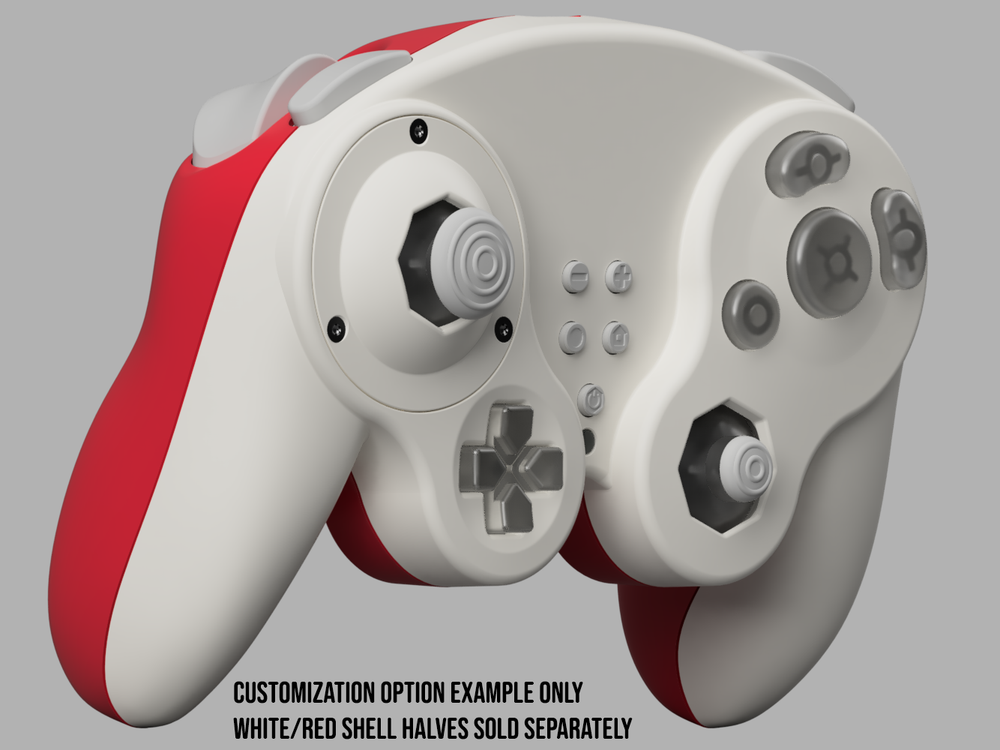 GC Ultimate Controller Kit - Modern GameCube Style DIY - Hand Held Legend