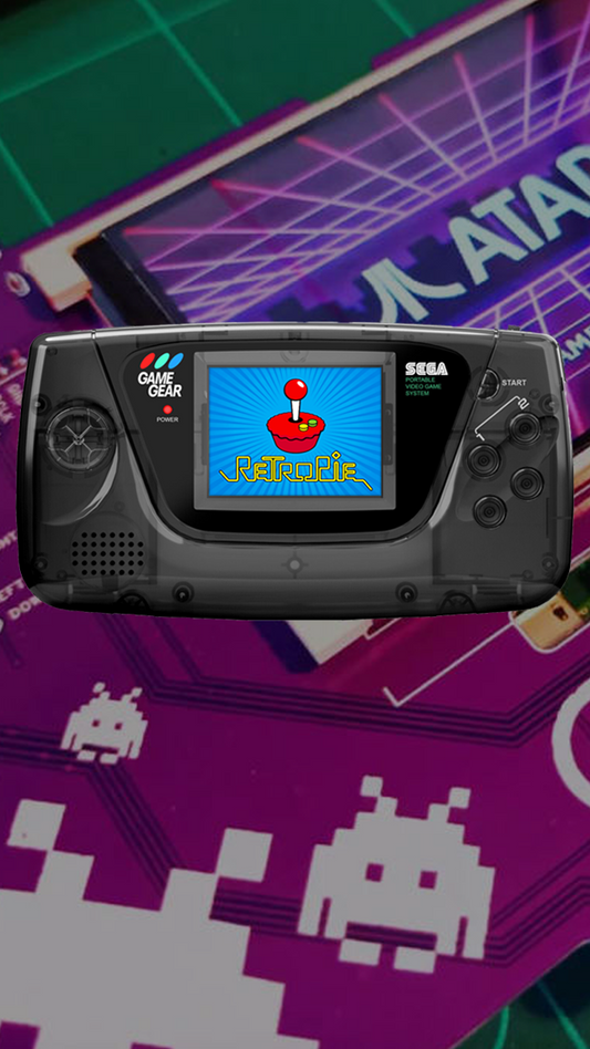 ZEGA MAME GEAR - Game Gear Raspberry Pi Mod Kit - Zarcade Limited