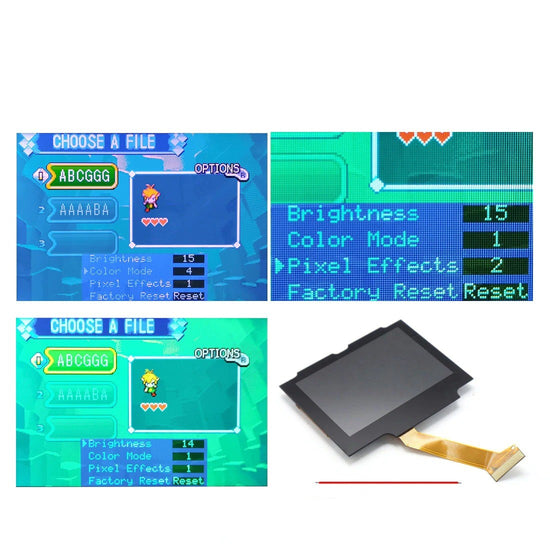 IPS 3.0 Inch Laminated LCD Kit For Game Boy Advance SP - HISPEEDIDO ...