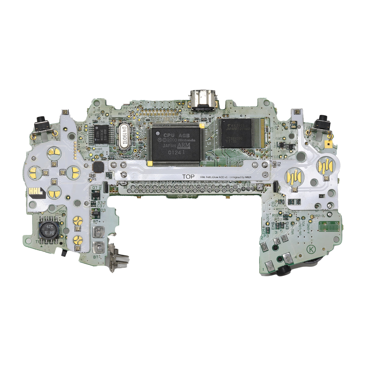 RetroGlow for Game Boy Advance | RGB LED Flex Board | Hand Held Legend