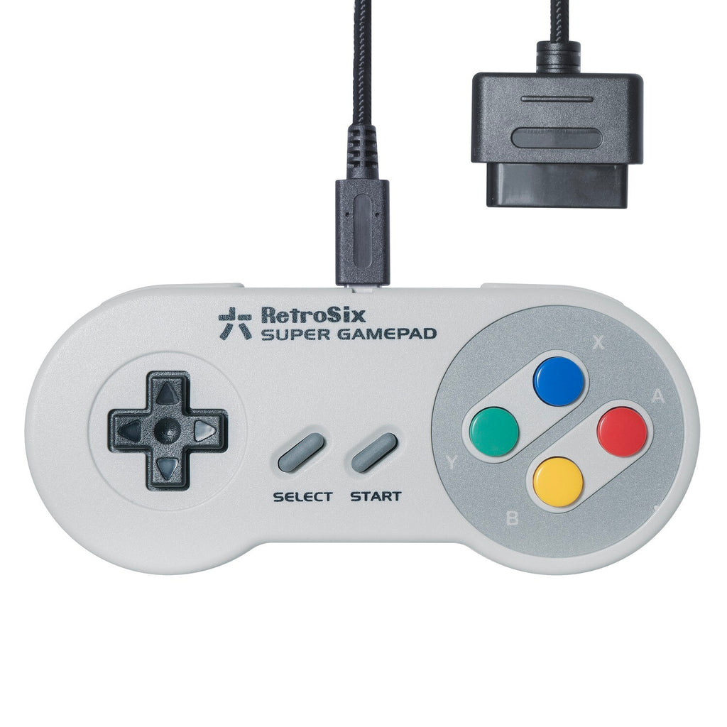 RetroSix Super Gamepad for SNES | Hand Held Legend