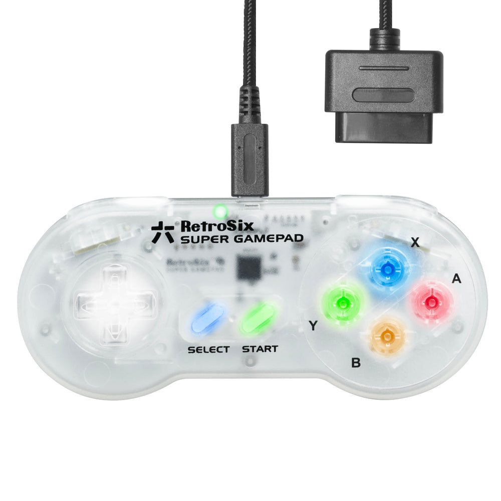 RetroSix Super Gamepad for SNES | Hand Held Legend