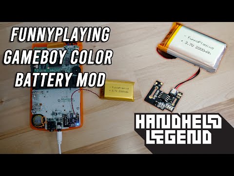 Rechargeable Battery Mod for Game Boy Color - FunnyPlaying – Hand Held ...