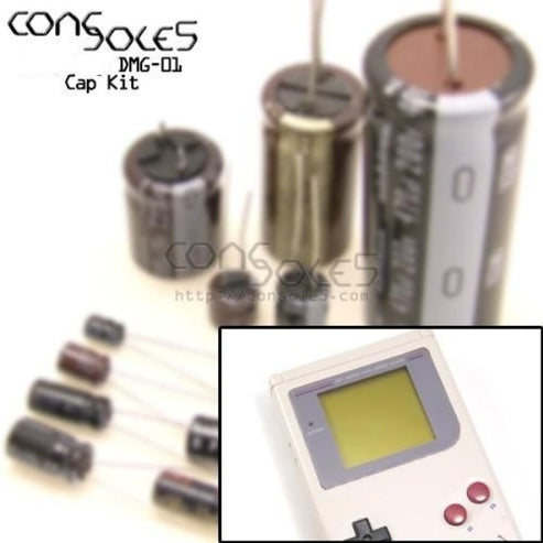 Game Boy DMG Original Capacitor Kit - Console 5 - Hand Held Legend